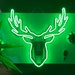 Deer Neon Wall Decor Sign Led Deer Hunting Art Light Sign Led Logo Deer ...