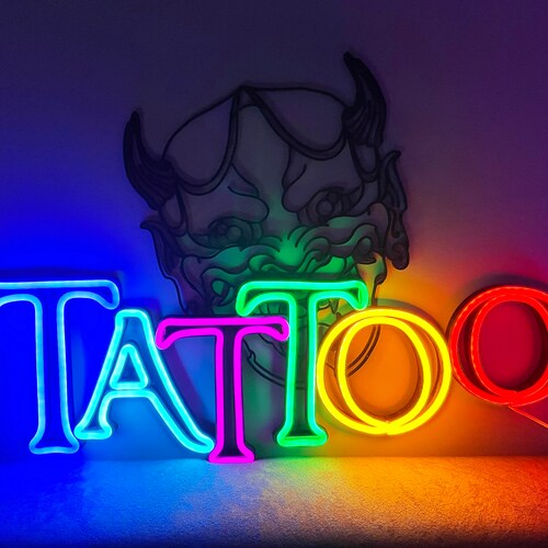 Tattoo LED Neon Sign for Your Studio Wall Art Decor - Etsy