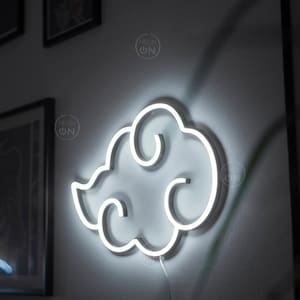 Akatsuki Anime Cloud Neon Sign Wall Sign Decor, Neon Anime Sign, Wall ...