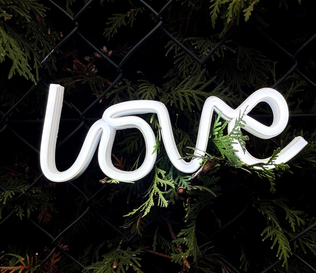 Love Neon Sign Love Neon Sign Led Couple Art Light Sign Led Logo Love ...