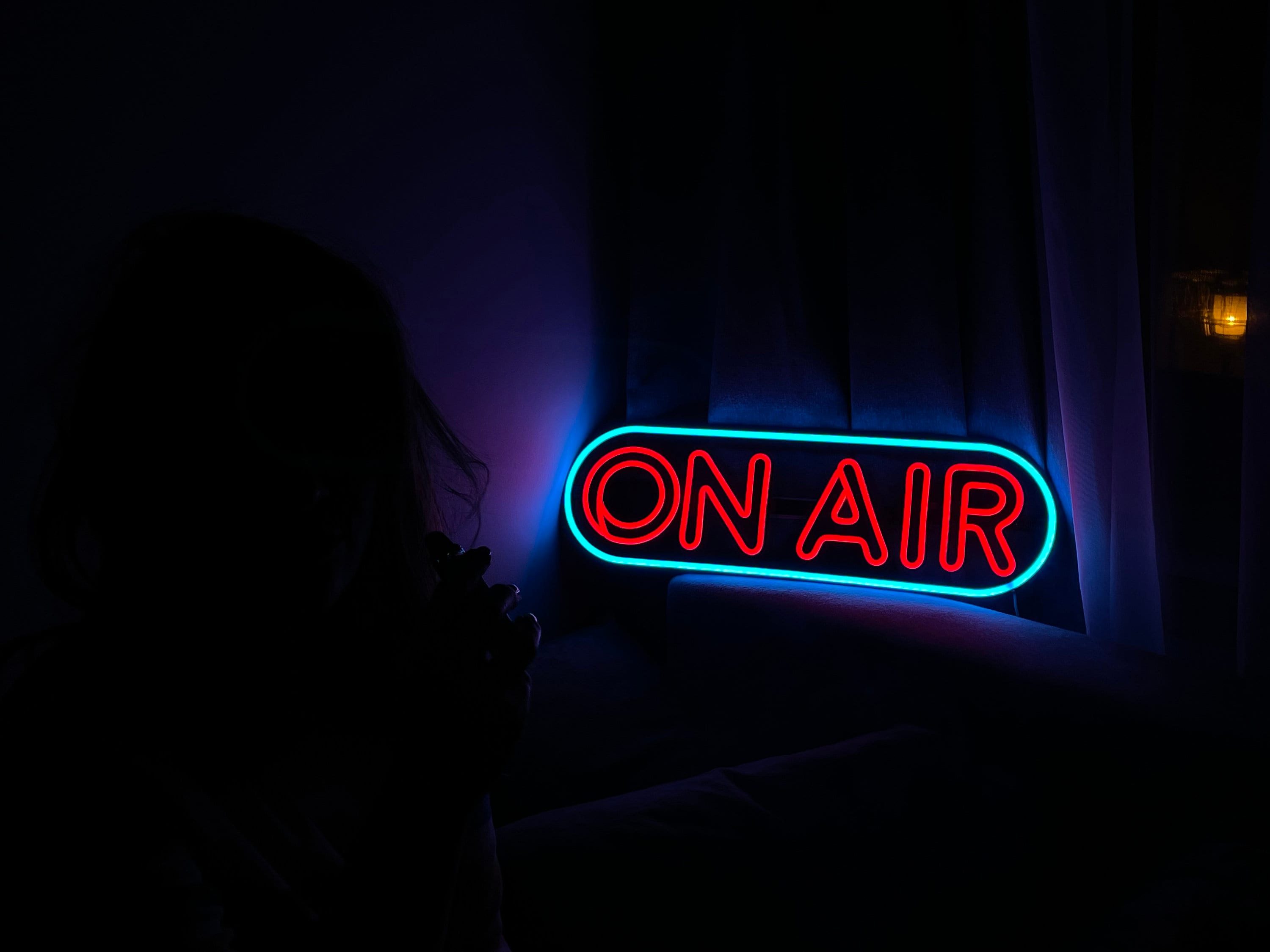 On Air Neon Sign Sign Art Light Sign Led Logo Wall Decor - Etsy