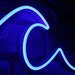 Wave Neon Sign Sea Neon Sign Led Ocean Art Light Sign Led Logo - Etsy