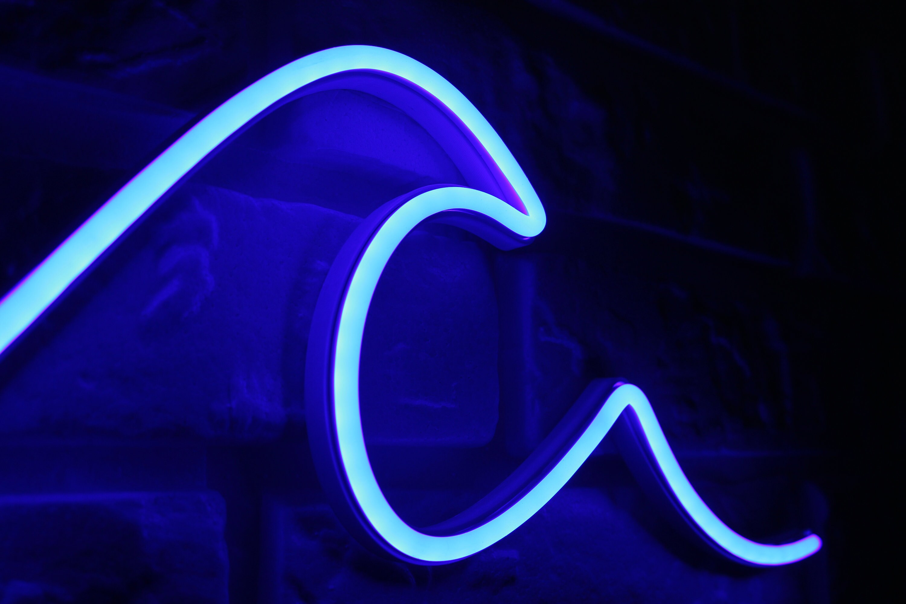 Wave Neon Sign Sea Neon Sign Led Ocean Art Light Sign Led Logo - Etsy