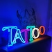 Tattoo Neon Sign: Colorful LED Wall Decor - Etsy