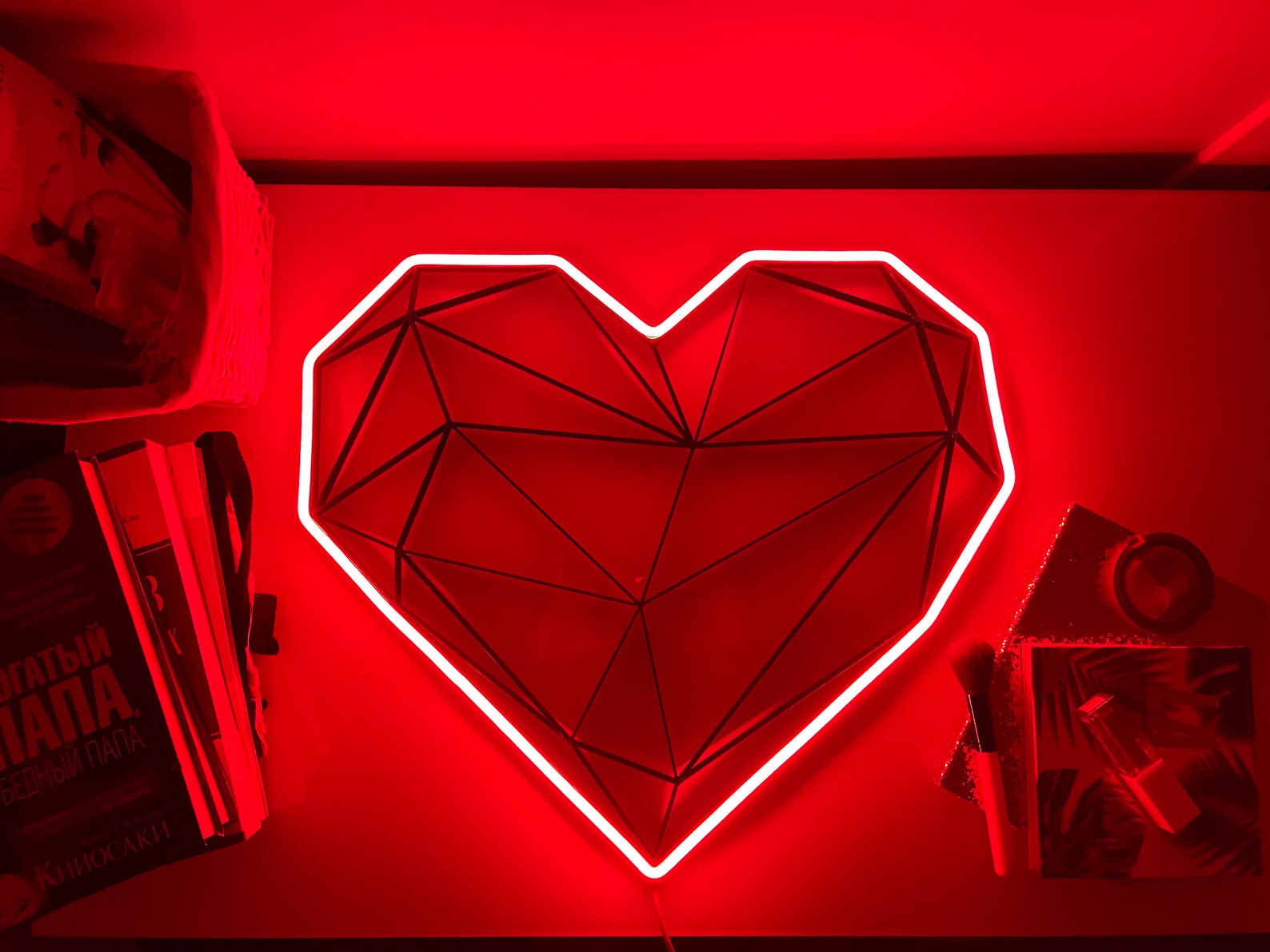 Neon Heart Love Wall Light Heart Wall Light Love Wall Decor | Etsy