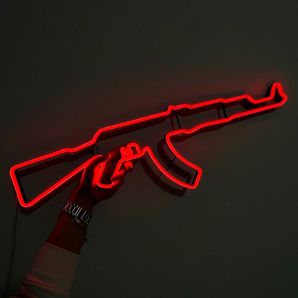 Ak47 Rifle Wall Art - Etsy