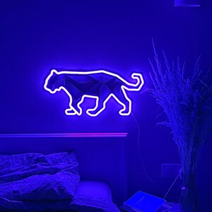 Tiger Neon Sign Wall Decor Wall Art Art Sign Led Neon Tiger Wall Decor ...