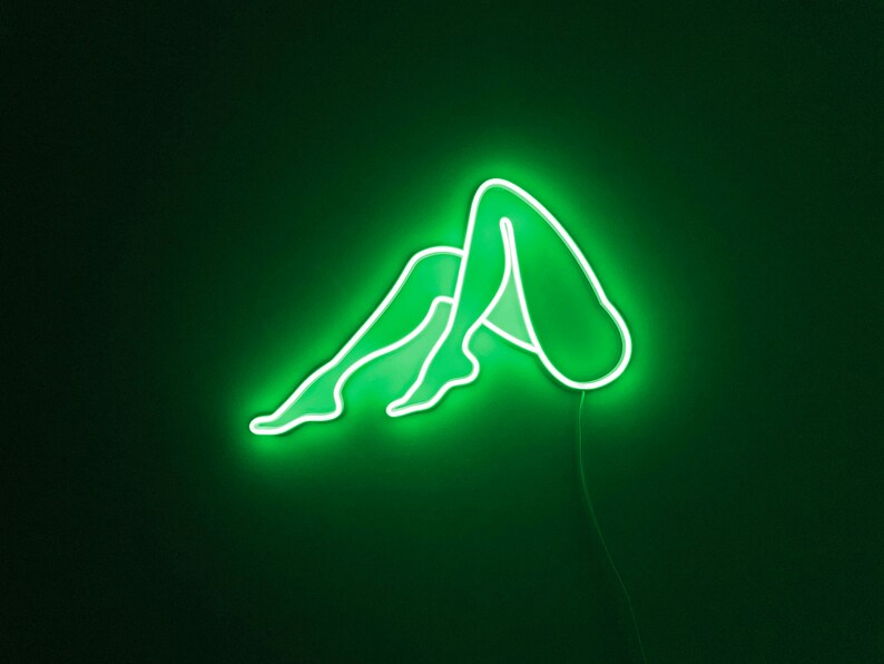 Pink Neon Legs Sign: Vibe Room Decor, Gift for Girl - Etsy