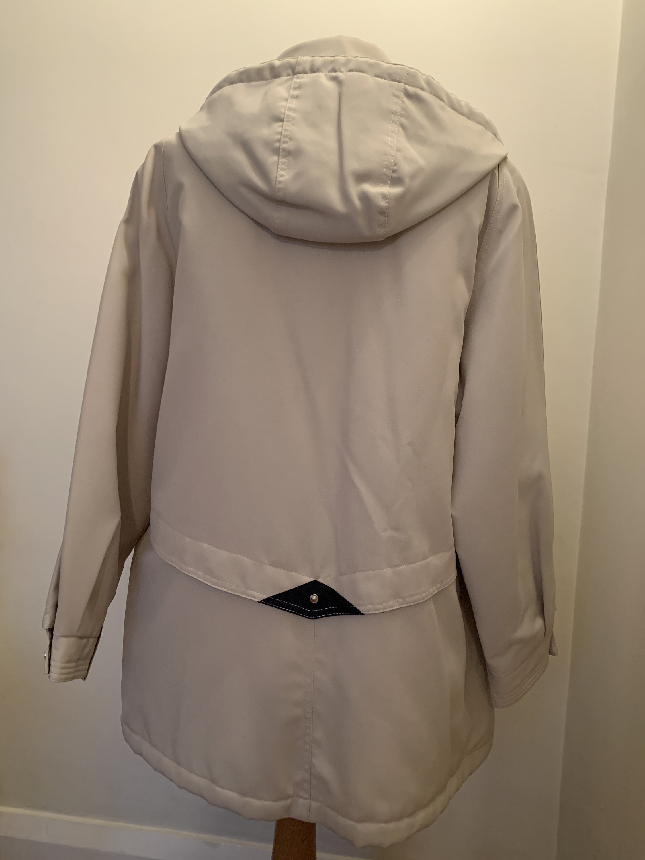 VINTAGE RAIN COAT Hooded Rain Coat Stone Jacket Coat | Etsy