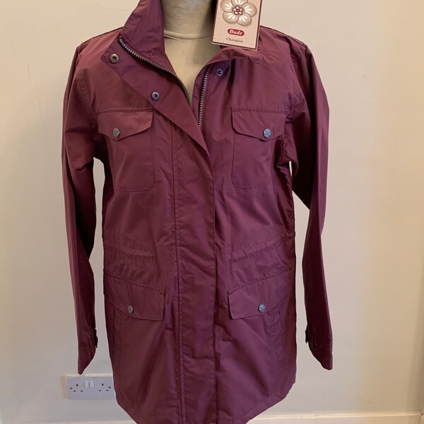 Maroon Rain Jacket Women - Etsy