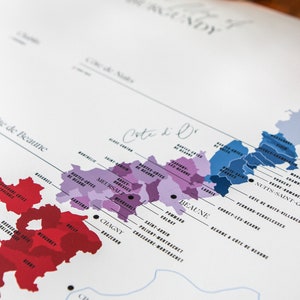 Wine Map of Burgundy, France | Wine Regions, Appellations | Educational ...