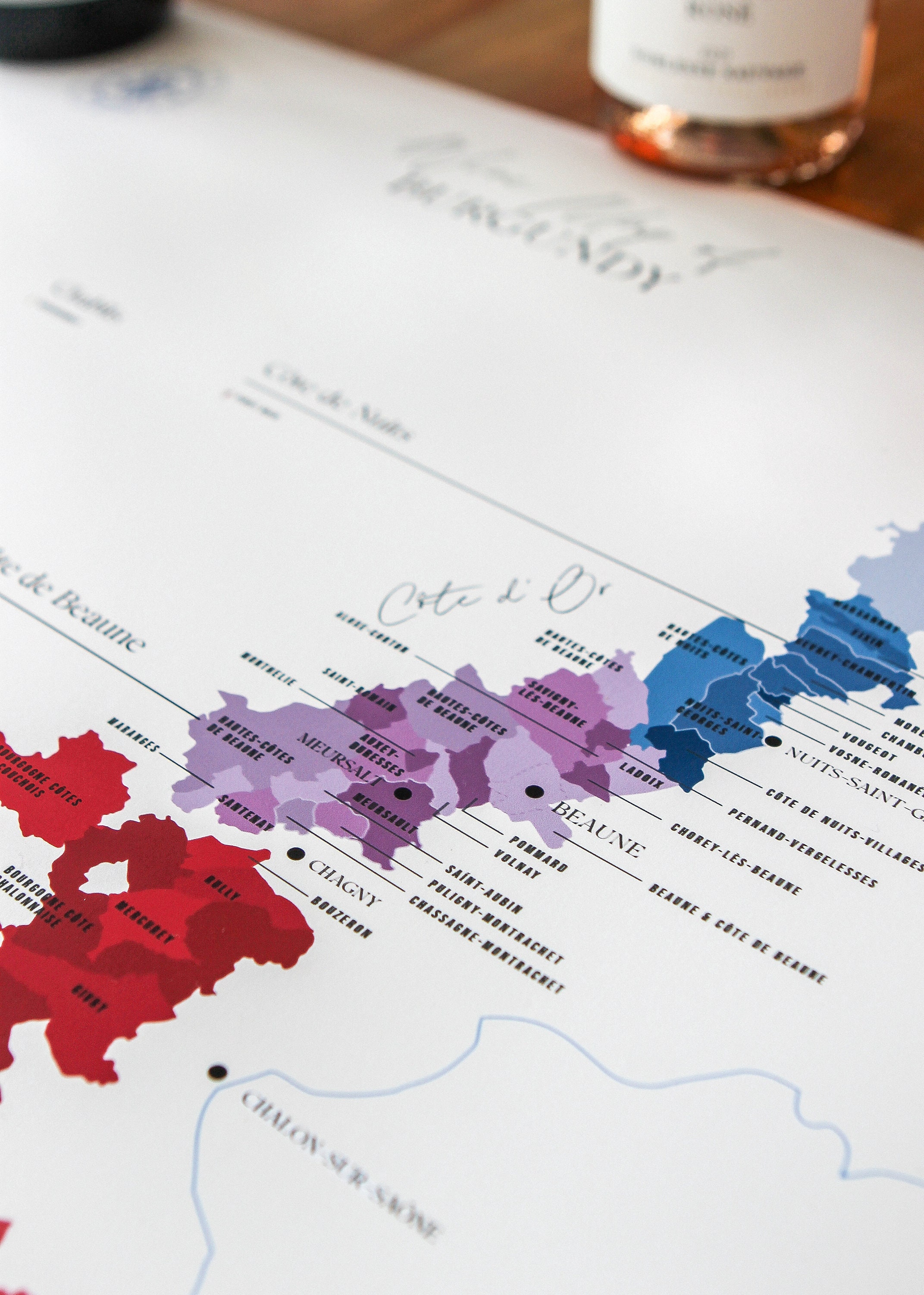Wine Map of Burgundy, France | Wine Regions, Appellations | Educational ...