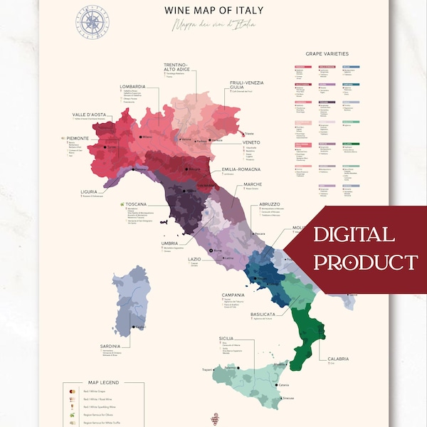 Wine Poster - Etsy