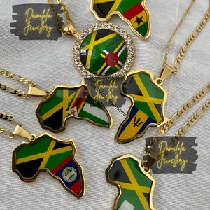Create Your Own Custom Flag Pendant Africa - Etsy