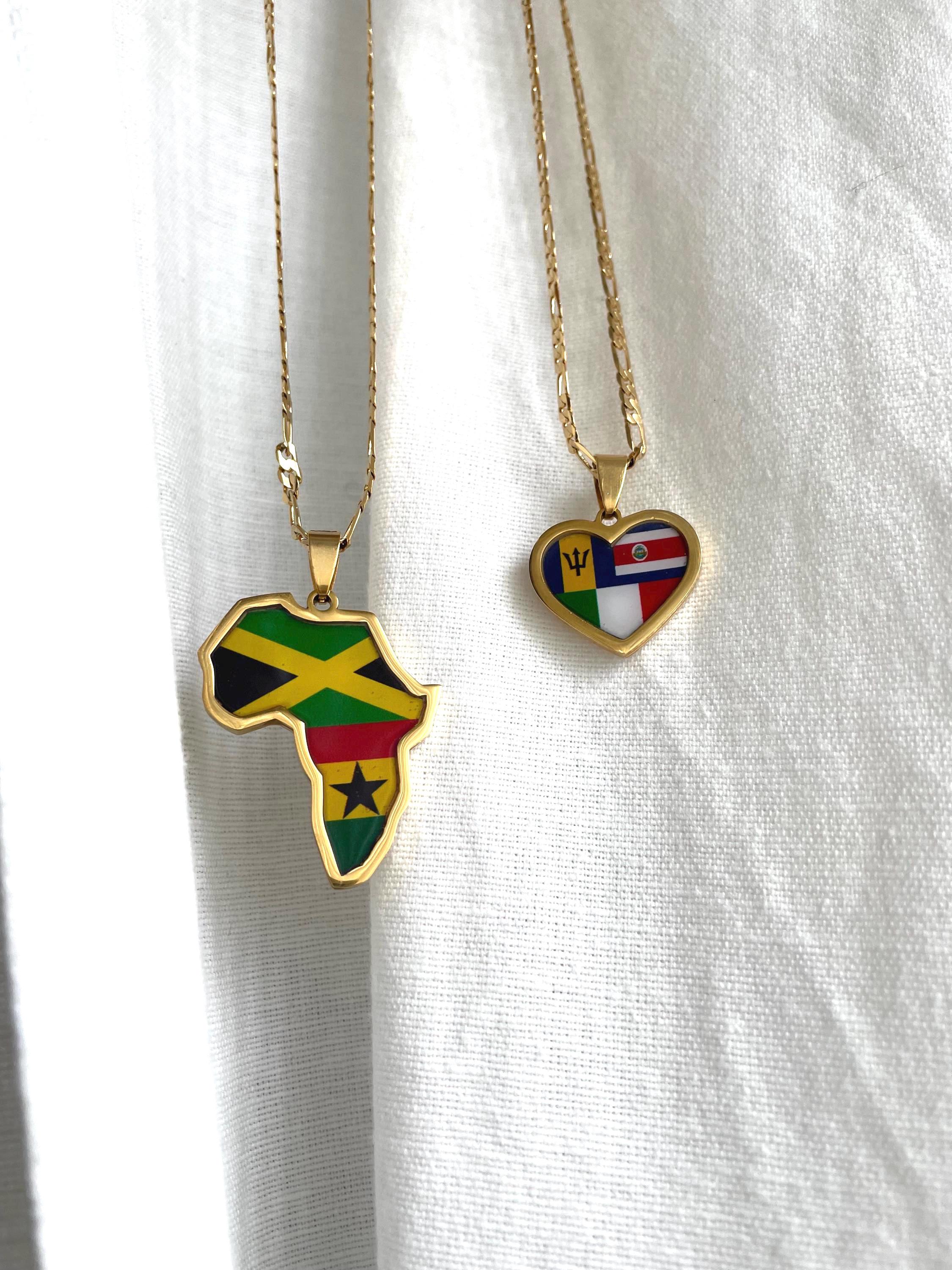 Create Your Own Custom Flag Pendant Africa - Etsy