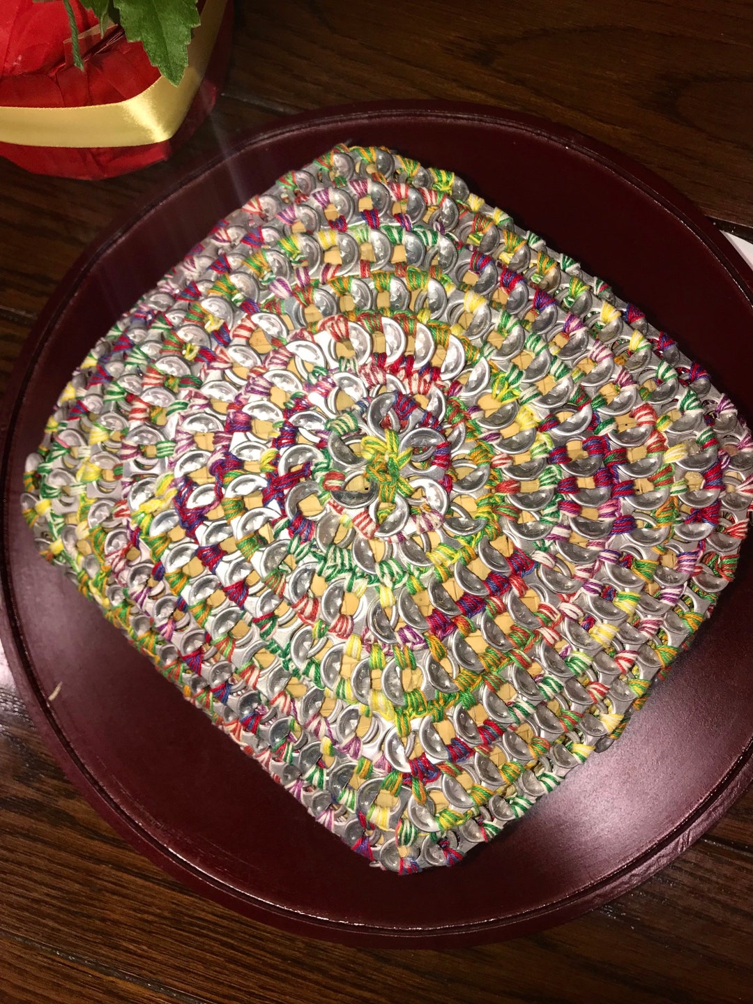 Handmade Soda Can Pop Pull Tab Basket - Etsy