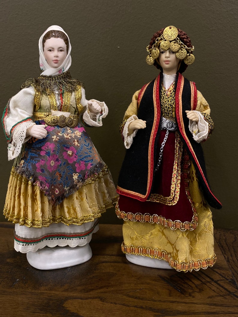 Rare Vintage Trikeri Greek Evelt Themis Porcelain Female Ladies Dolls ...