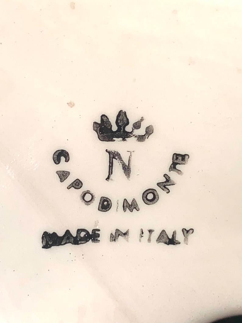 Vintage Capodimonte Large Floral Roses Double Handled Vase - Etsy