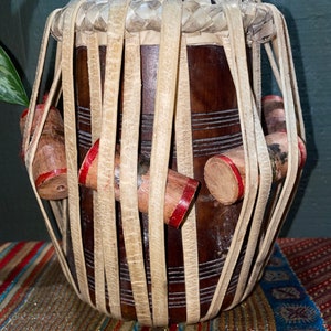 Tabla Drums Set Steel Nickel Plated Bayan Musical Instruments Set of ...