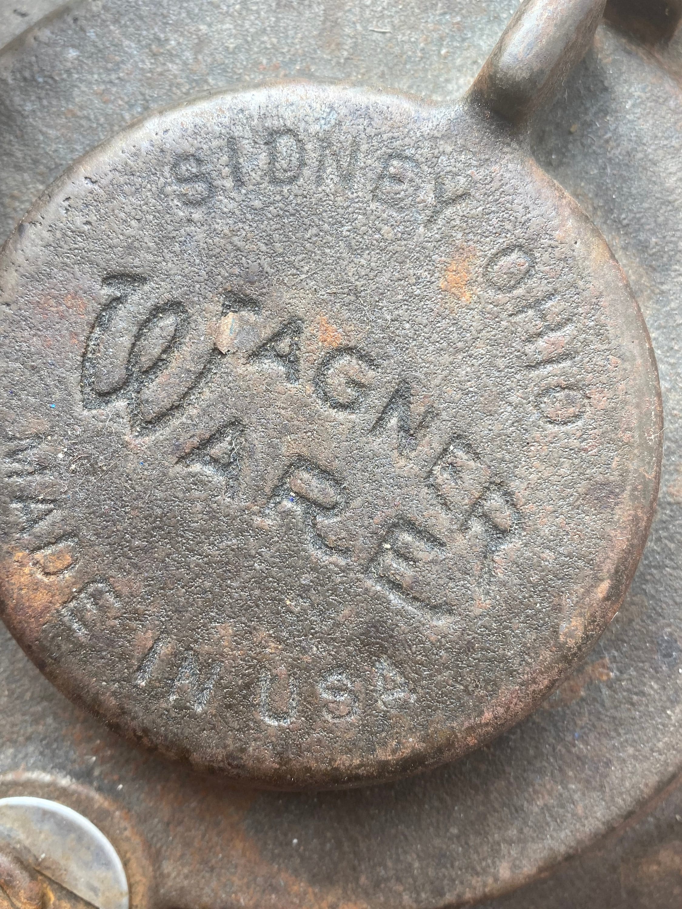 Vintage Large Wagner Ware Cast Iron Original Kettle Teapot 11 Sidney ...