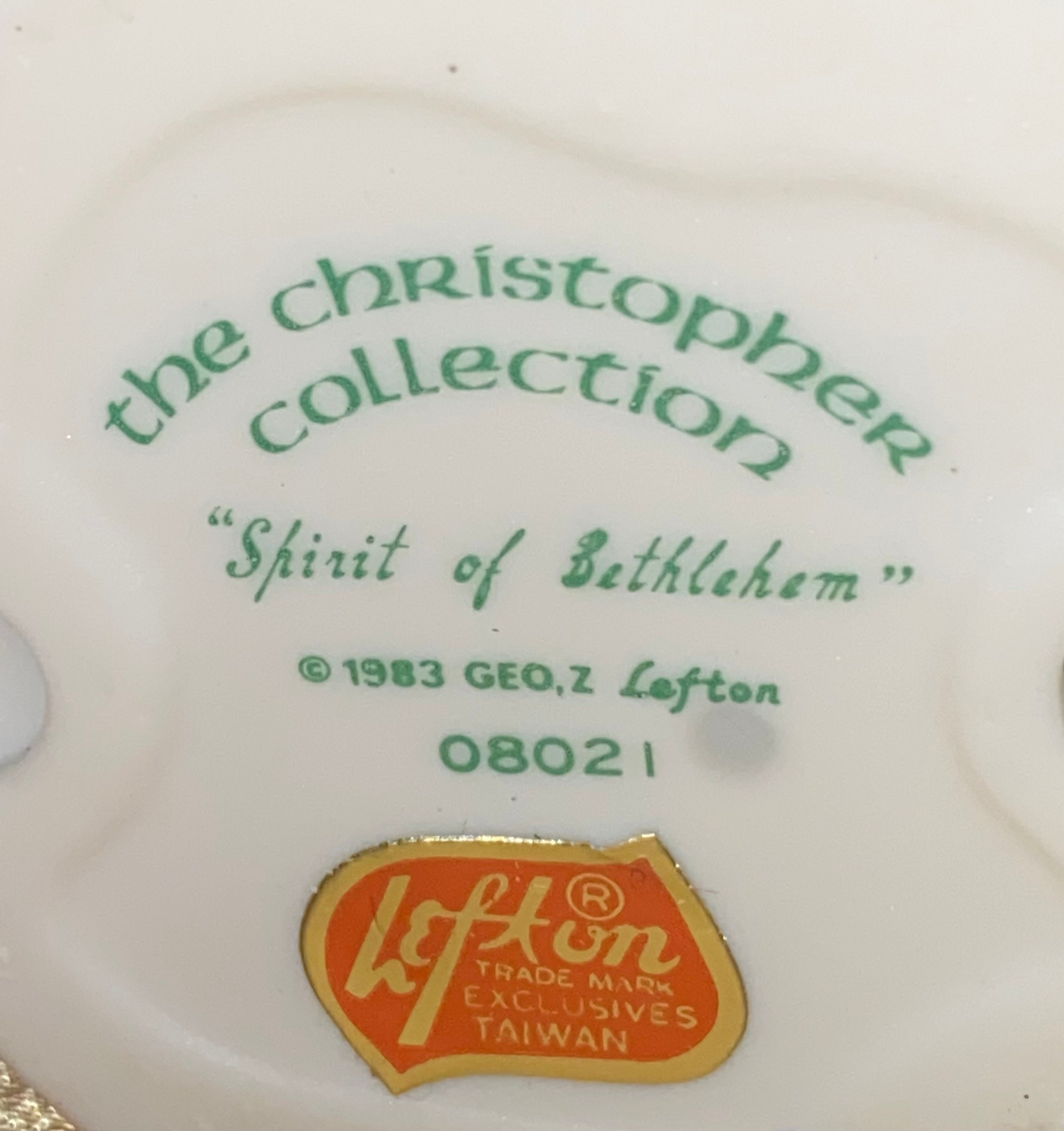 Vintage Lefton Christopher Collection Nativity Porcelain - Etsy