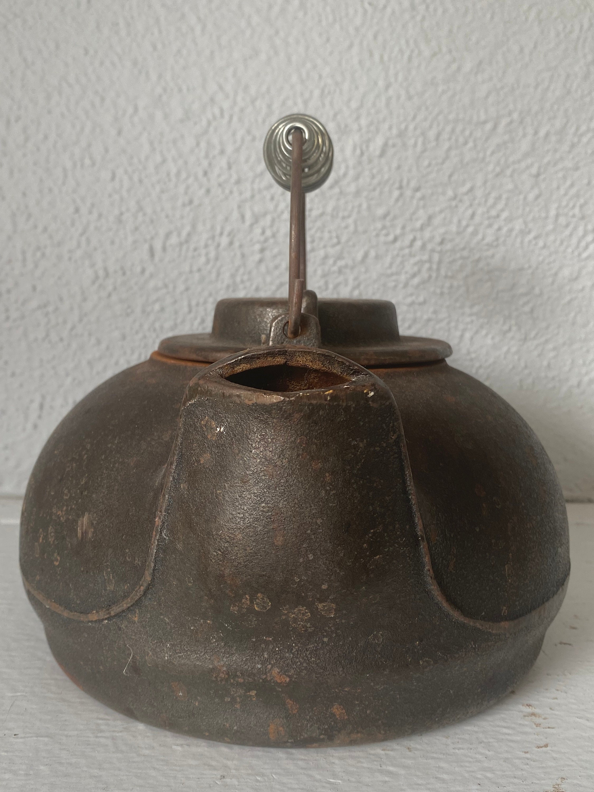 Vintage Large Wagner Ware Cast Iron Original Kettle Teapot 11 Sidney ...