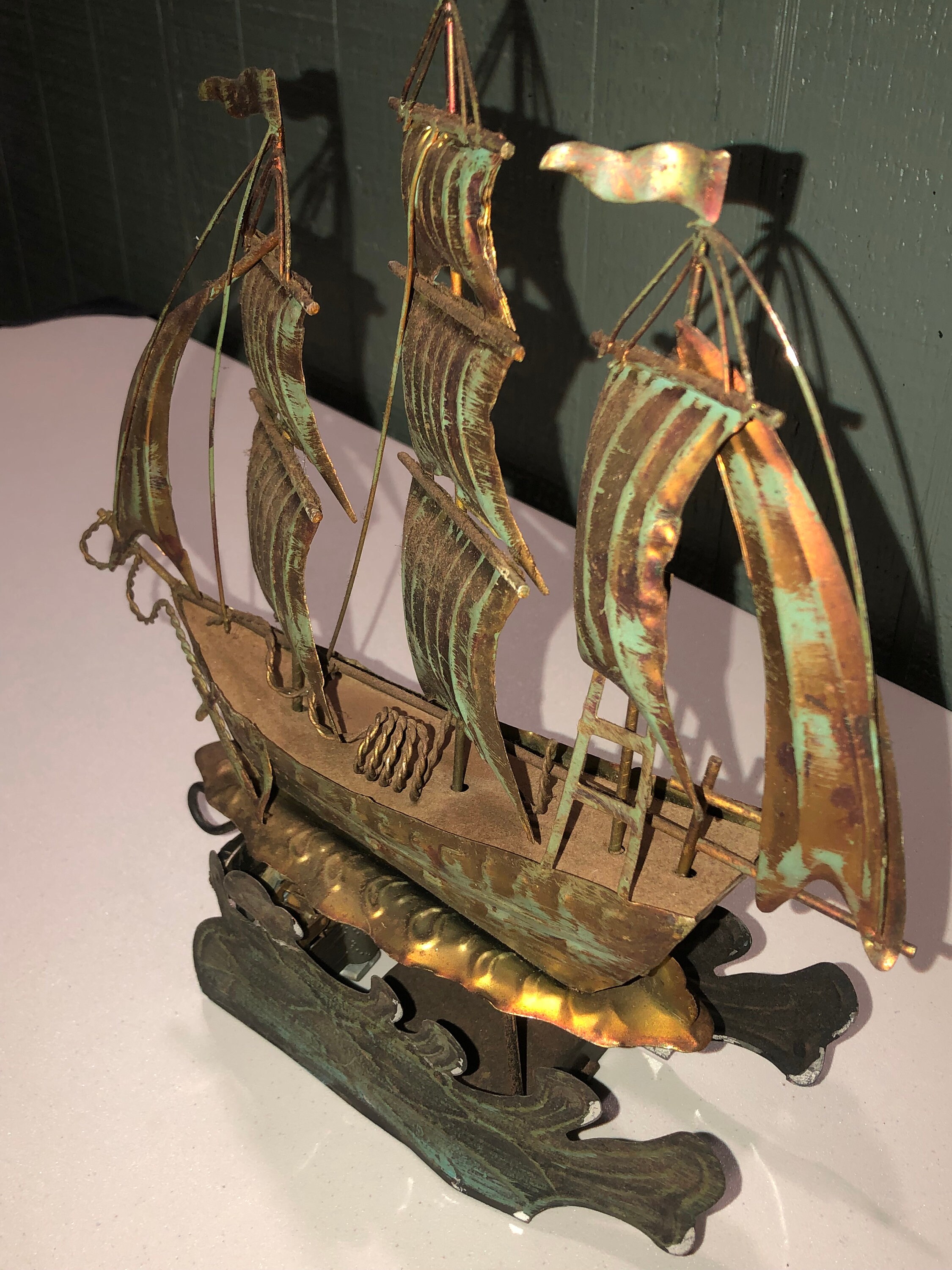 Vintage Musical Sail Ship - Etsy