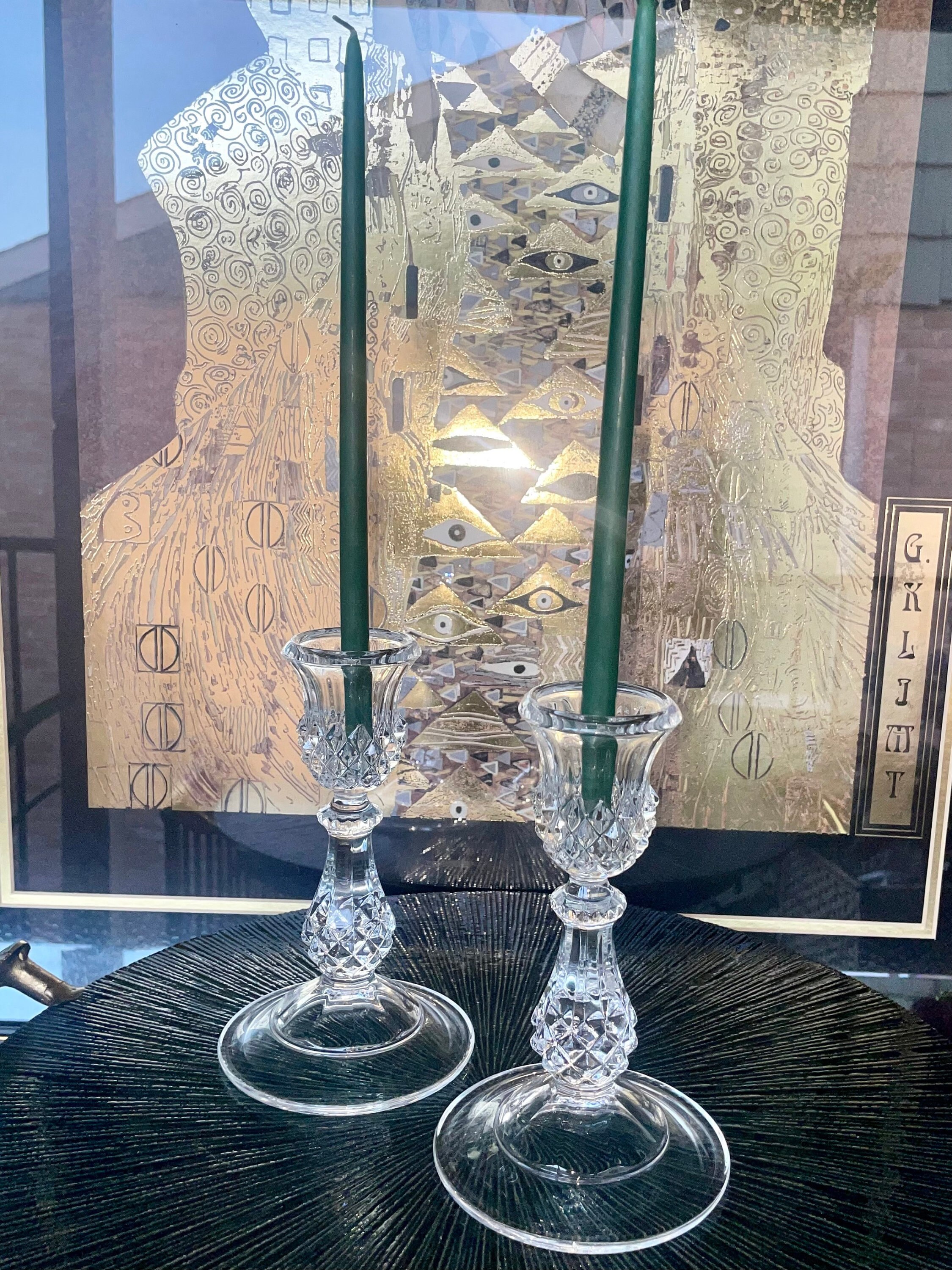 Vintage French Sculpted Cristal D'arques Diamond Cut Crystal ...