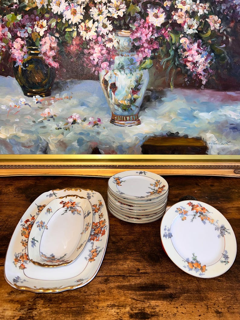 Vintage Epiag Royal China “silver Maple” Gold Dinnerware | Made in ...