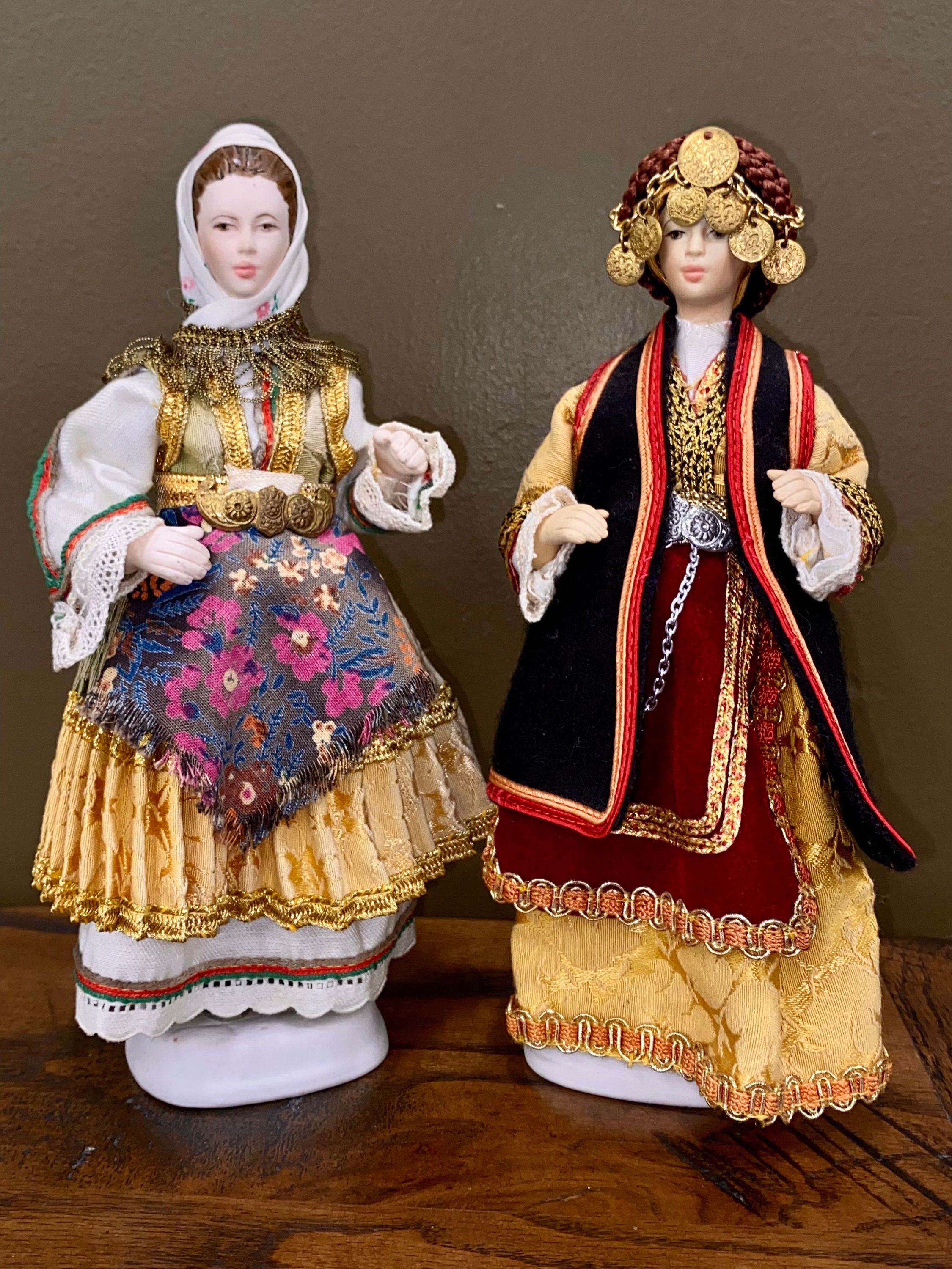 Rare Vintage Trikeri Greek Evelt Themis Porcelain Female Ladies Dolls ...