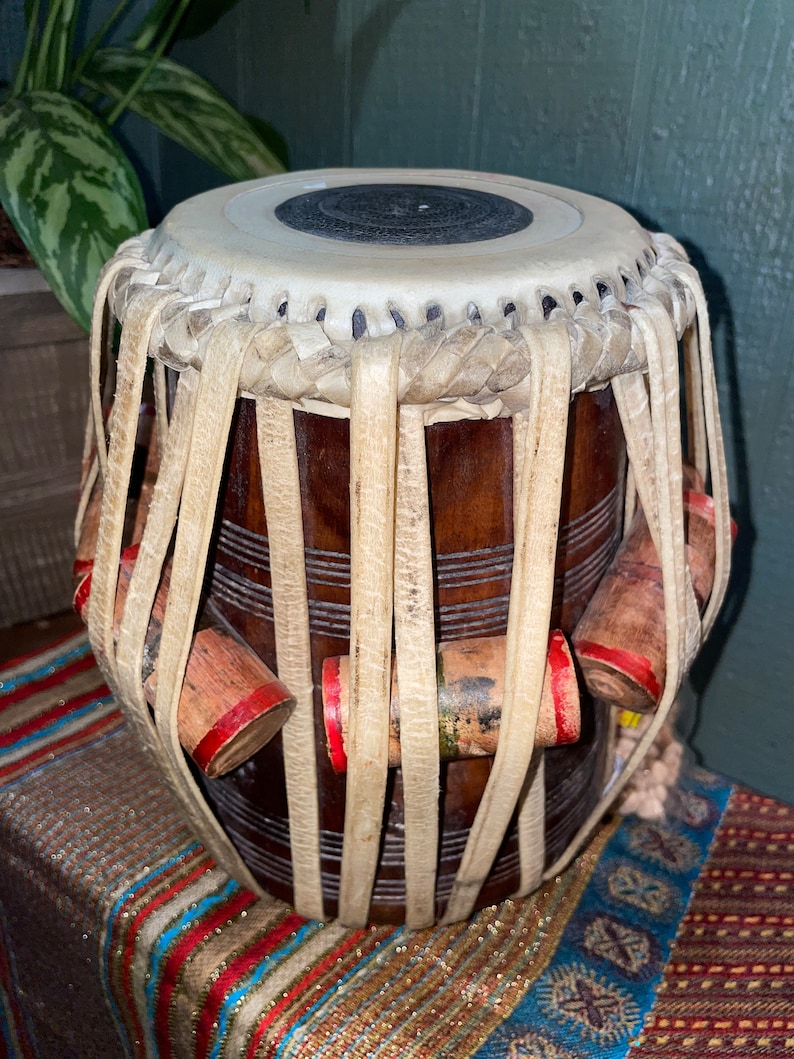 Tabla Drums Set Steel Nickel Plated Bayan Musical Instruments Set of ...