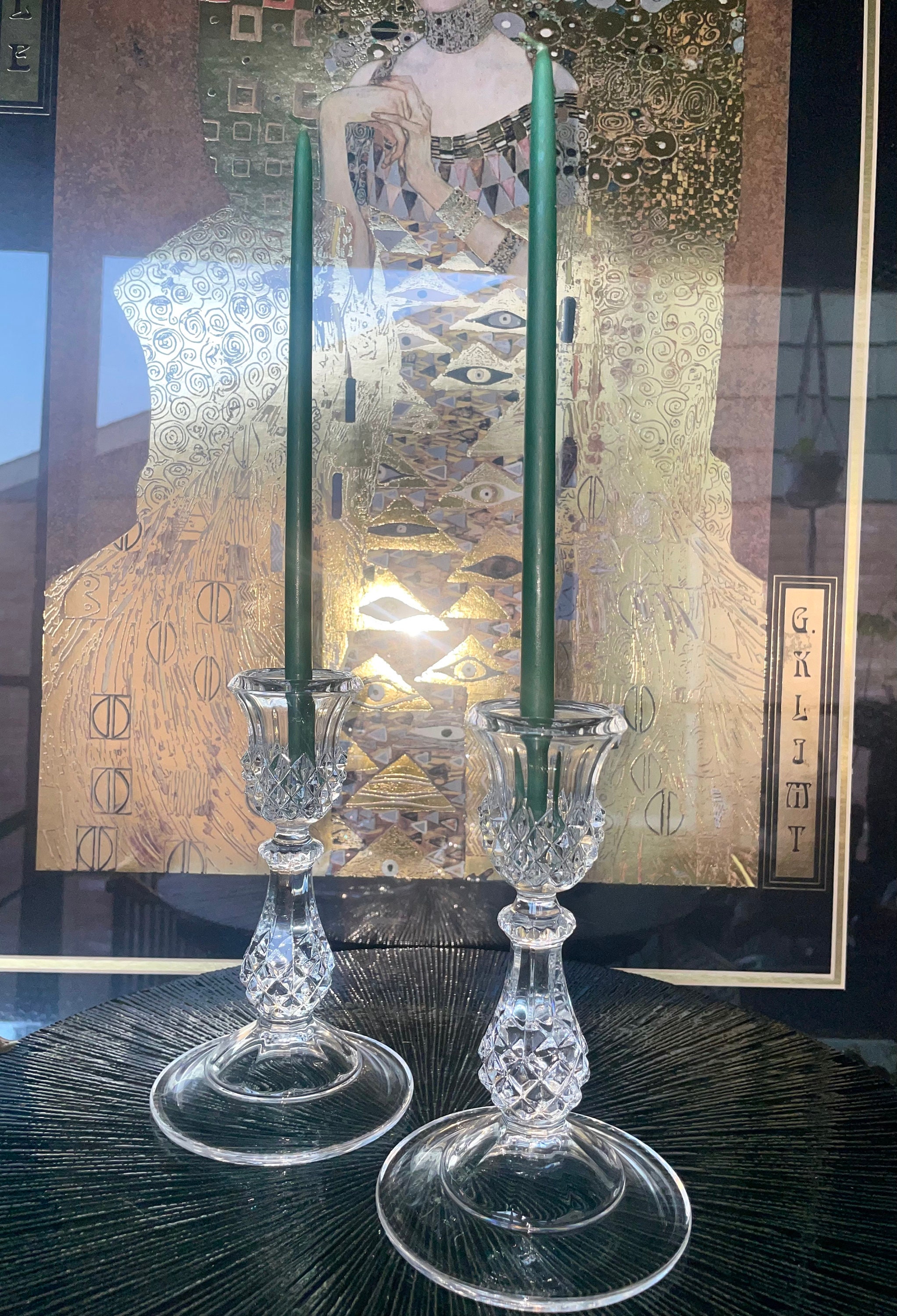 Vintage French Sculpted Cristal D'arques Diamond Cut Crystal ...