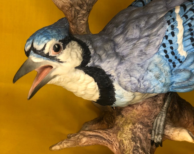 Beautiful Rare Boehm Porcelain Blue Jay Collectible - Etsy