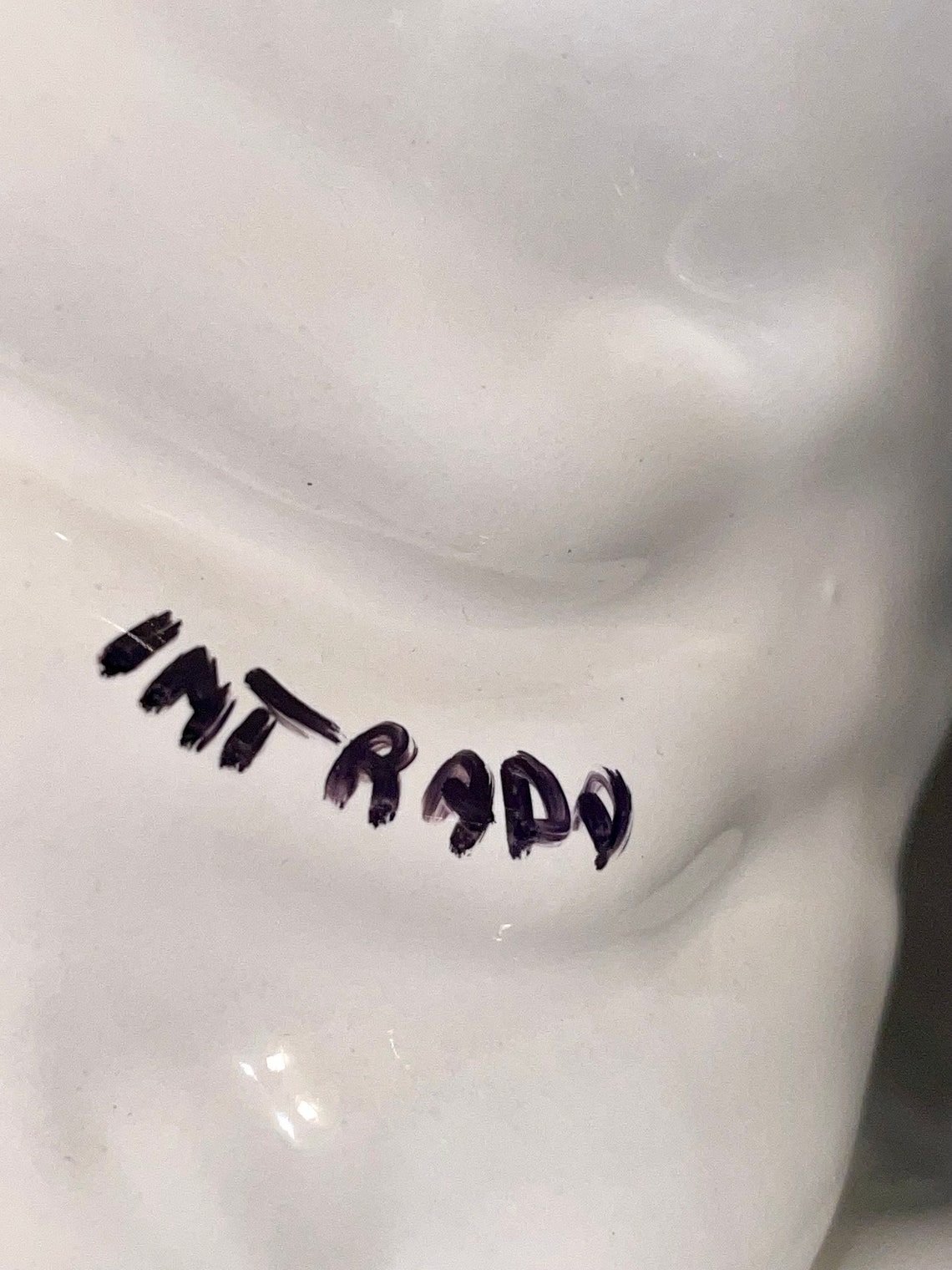 Large Vintage 16” Italian Campagna Intrada Colored Hand Painted Ceramic ...