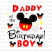 Bundle Birthday Boy Family Svg, Mickey Mouse Happy Birthday Svg ...