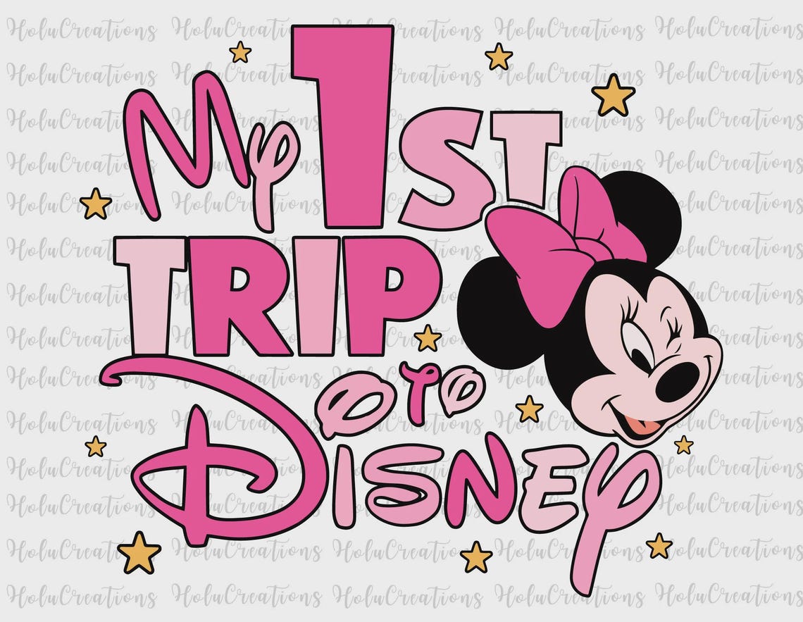My First Disney Trip 2026 Svg, Family Vacation Png, Family Matching 1st ...