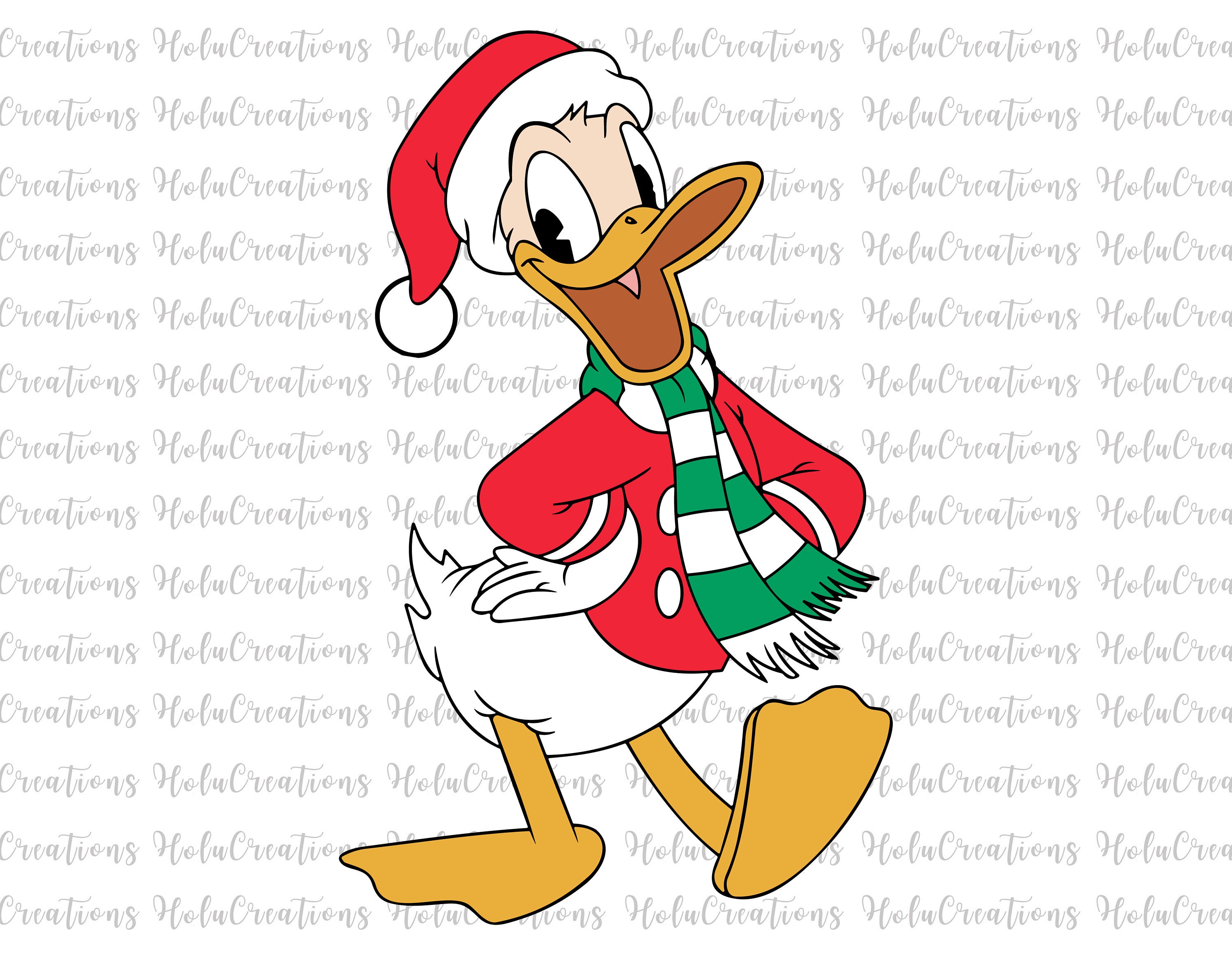 Daisy Duck Christmas Clipart