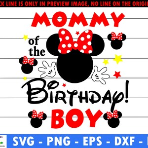 Bundle Birthday Boy Family Svg Mickey Mouse Happy Birthday - Etsy