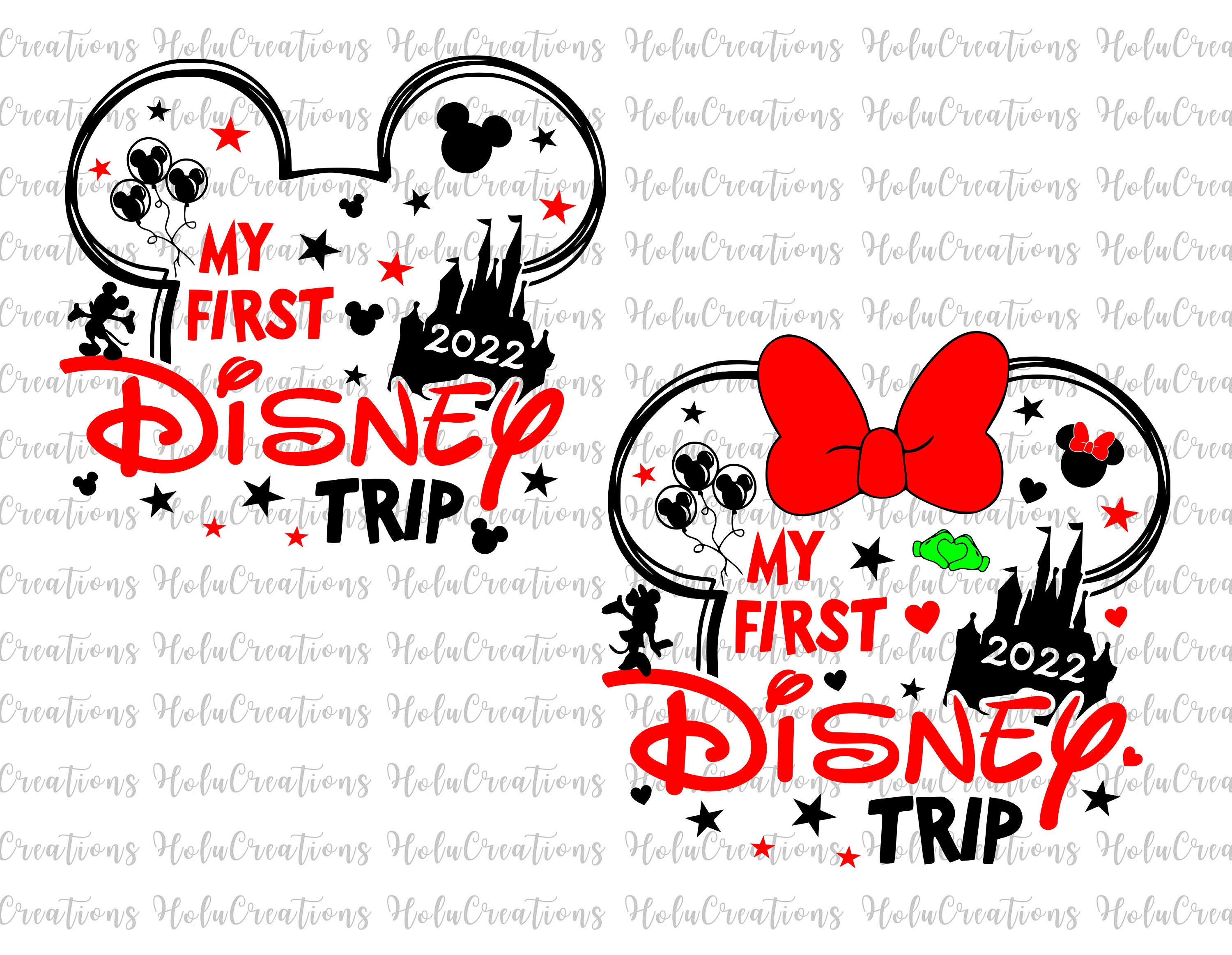 My First Trip Svg Family Trip 2022 Svg Mickey Mouse and - Etsy