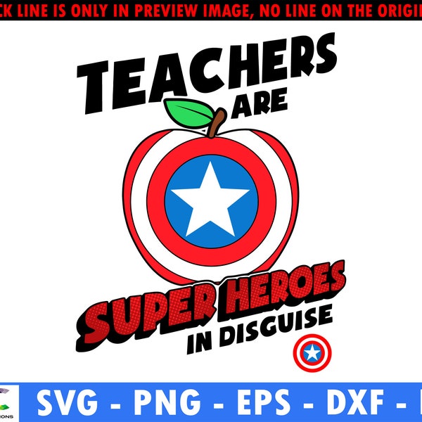 Superhero Teacher Svg - Etsy