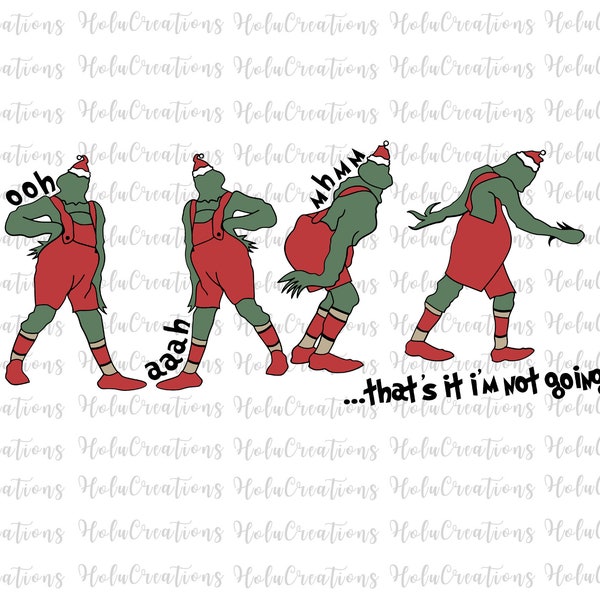 Grinch Ooh Ahh Svg - Etsy