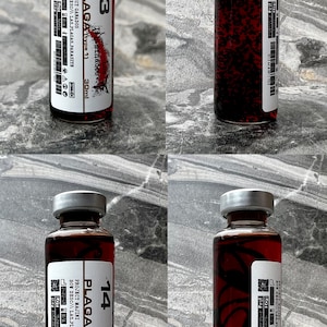 Complete Virus and Pathogen Lab Sample Vial Prop Collection NO DISPLAY ...