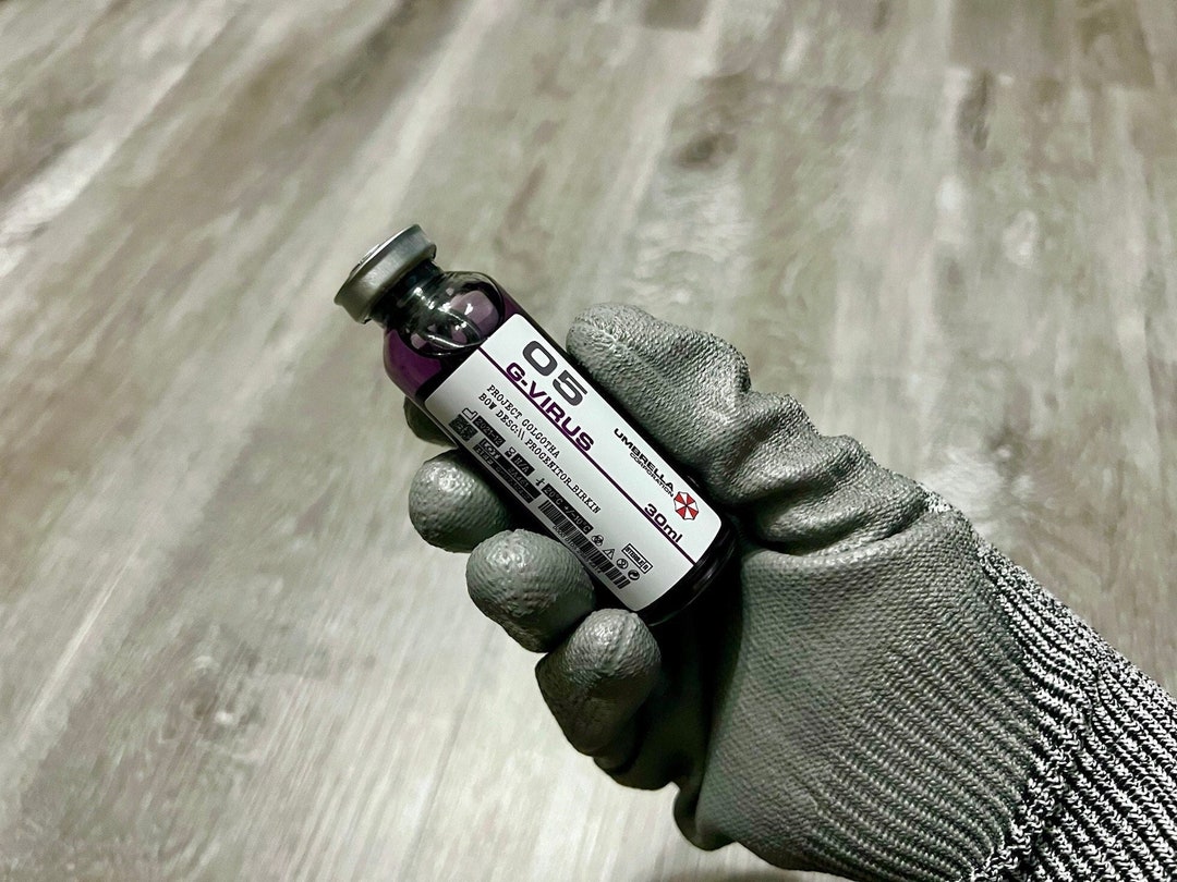 05 G-virus - Virus and Pathogen Lab Sample Vial Prop - Resident Evil ...