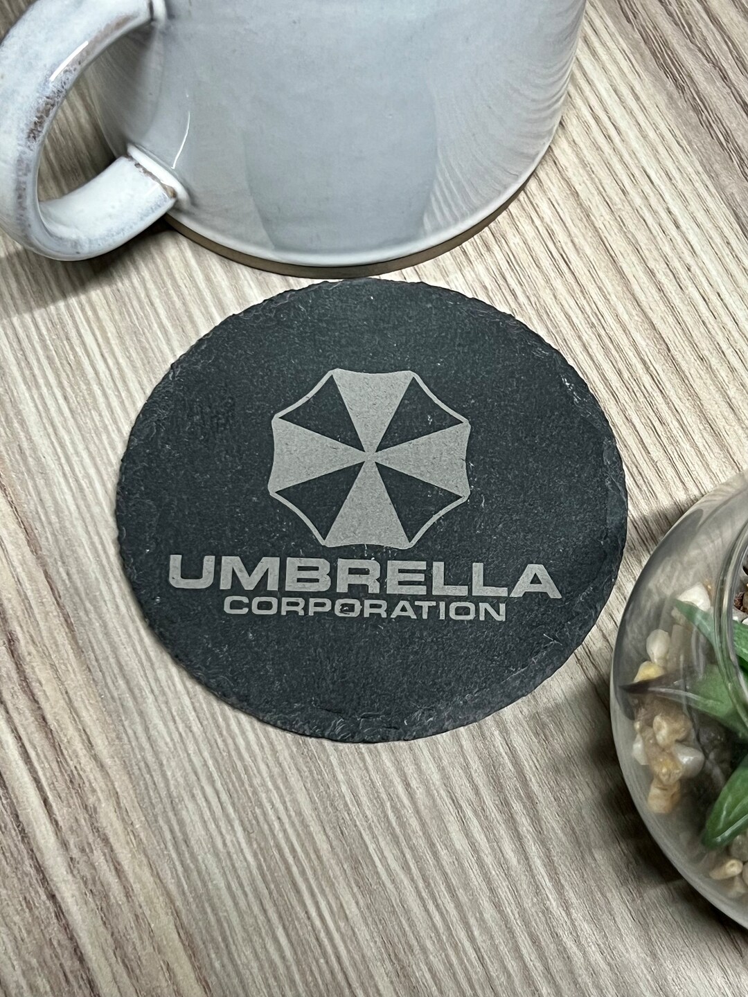 Umbrella Corporation, Resident Evil Style - Slate Coaster - Laser ...