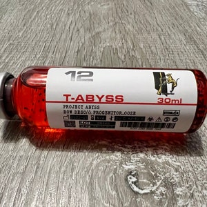 T-abyss Virus Vial Prop: Resident Evil Inspired Lab Sample - Etsy