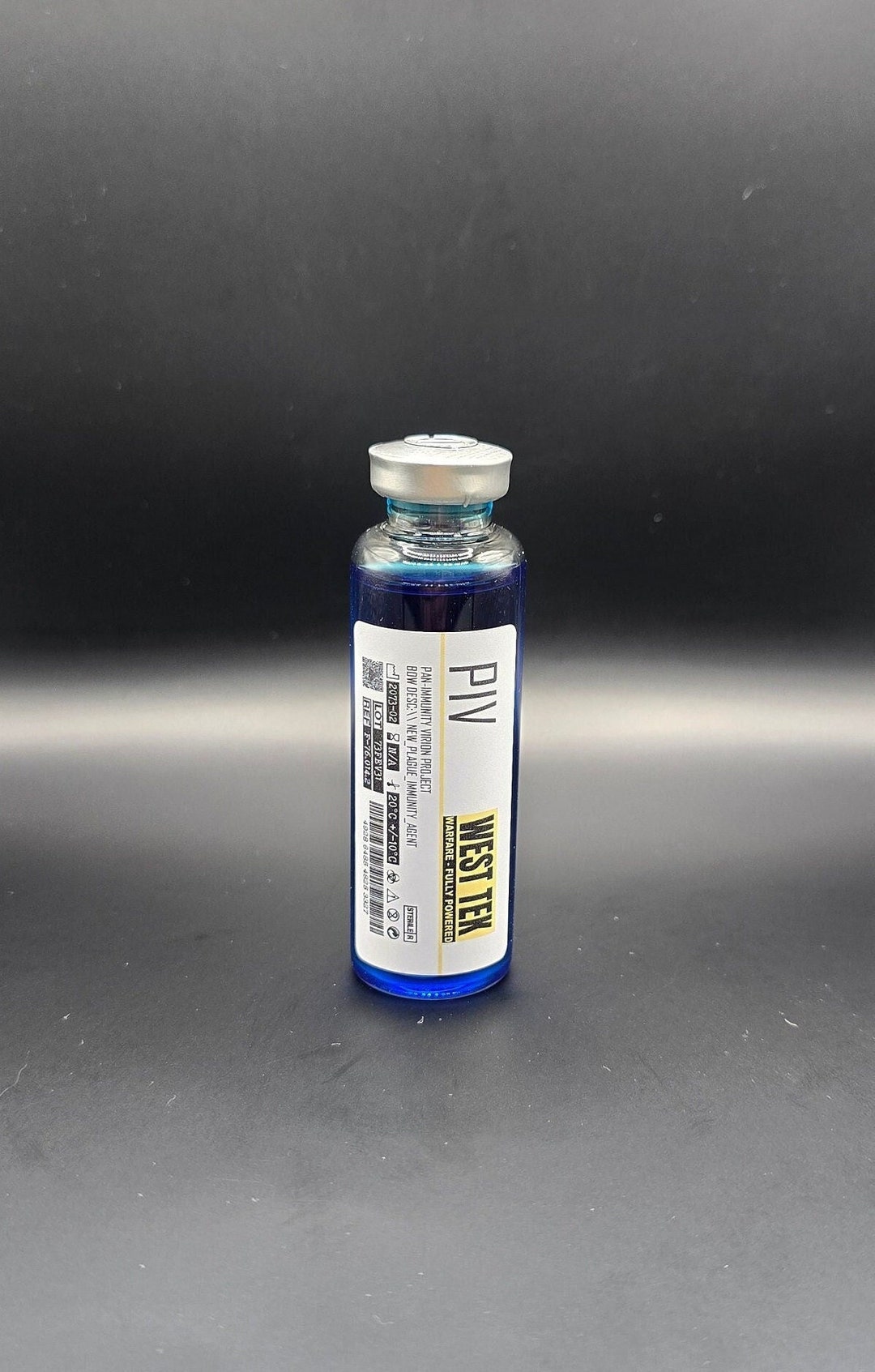 PIV (pan-immunity Virion) Fallout Style - West Tek Lab Sample Vial Prop ...