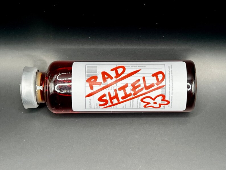 Rad Shield Fallout Style - Lab Sample Vial Prop - Etsy