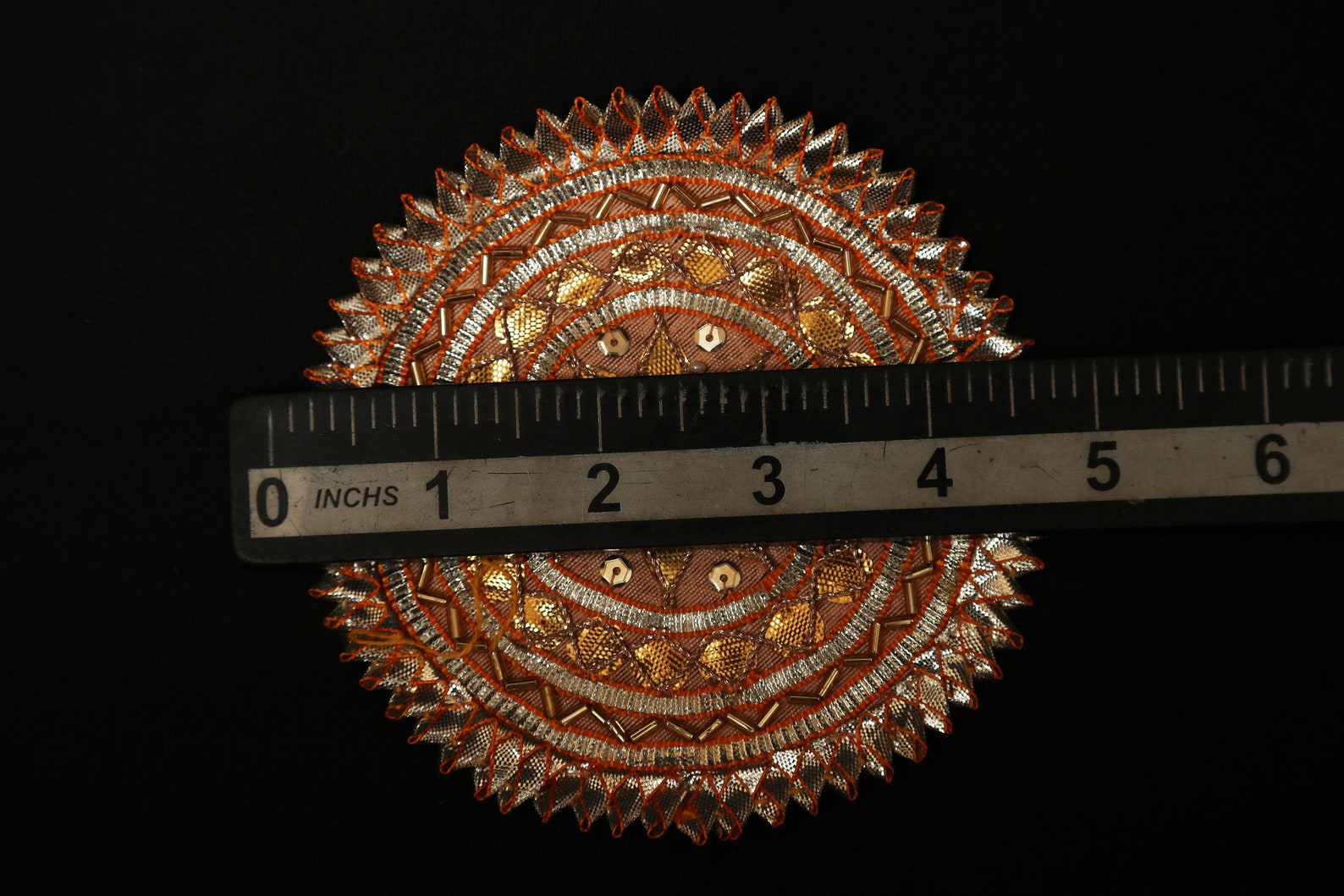 10 Pcs of Gota Patti/ Indian Appliques/ Embroidered Patch/ Floral ...