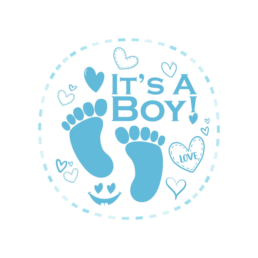 It's A Boy, Celebration, Joy, Happiness, Blue, Cute, White, Smile ...