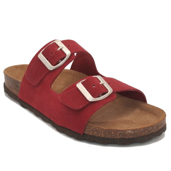 Burgundy Sandals - Etsy